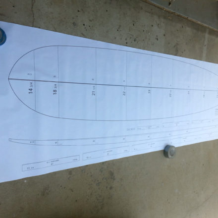9′ Surfboard (pdf) Template | Seawood Longboards